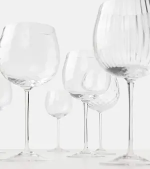 NASONMORETTI Tolomeo Set Of 6 Red Wine Glasses
