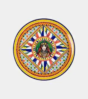Dolce & Gabbana Carretto Siciliano Charger Plate - Multicoloured