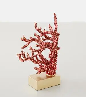 L'Objet Coral Gold-plated Bookend