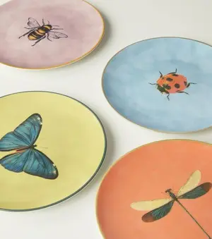 LES-OTTOMANS Insetti Bee Plate