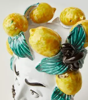 LES-OTTOMANS Lemon Ceramic Vase