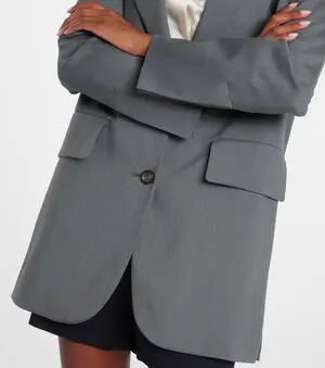 Max Mara Ebridi Wool, Mohair, And Silk Blazer