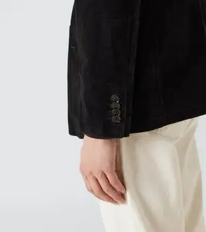Brioni Single-breasted Suede Blazer