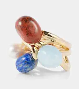 Zimmermann Plated Ring With Gemstones