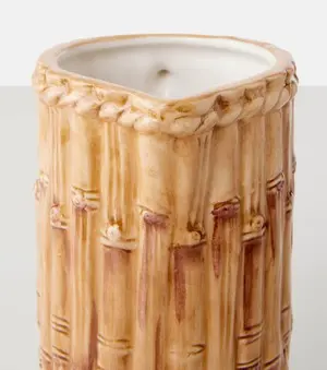 LES-OTTOMANS Bamboo Ceramic Pitcher