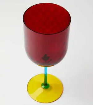 Dolce & Gabbana Murano Wine Glass - Red