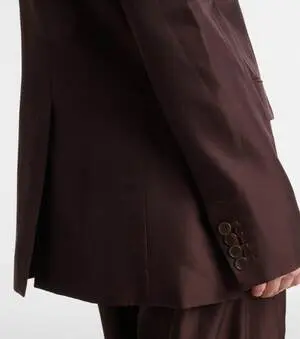 JOSEPH Valery Silk And Cotton Blazer