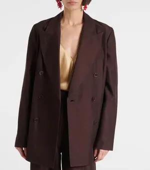 JOSEPH Valery Silk And Cotton Blazer