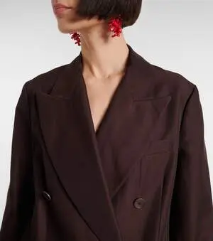 JOSEPH Valery Silk And Cotton Blazer