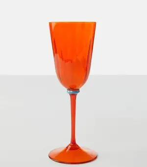 La DoubleJ Rainbow Set Of 8 Wine Glasses - Multicoloured