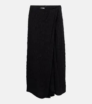 Dries Van Noten Gathered Midi Skirt