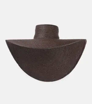 Zimmermann Raffia Sun Hat - Brown