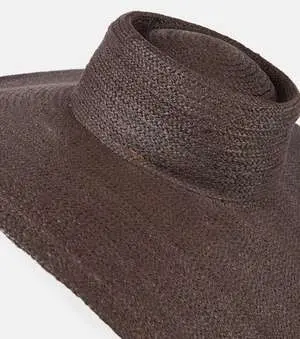 Zimmermann Raffia Sun Hat - Brown