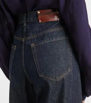 Dries Van Noten High-rise Wide-leg Jeans