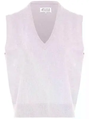 MAISON MARGIELA Knitted Vest - Grey