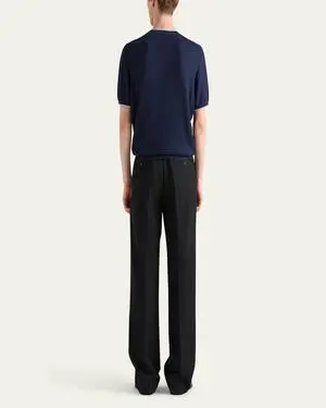 Prada Silk-cotton Mesh Sweater