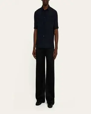 Saint Laurent Tonal Stripe Button-down Shirt