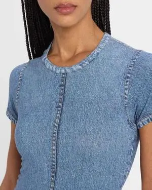 Rag & Bone Miramar Jersey Baby Tee - Minetta