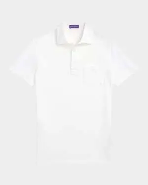 RALPH LAUREN Custom Slim Pique Polo Shirt