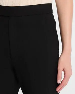 Maria Mcmanus High-rise Straight-leg Crop Trousers - Black