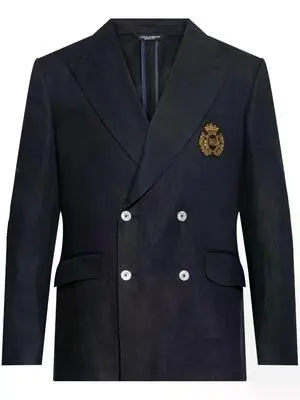 Dolce & Gabbana Double-breasted Blazer - Blue