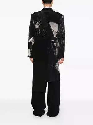 Yohji Yamamoto Printed Coat