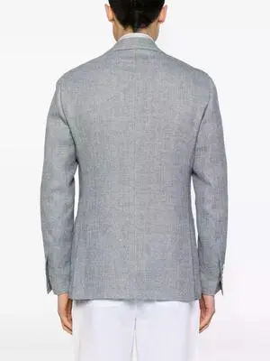 LARDINI Single-breasted Blazer - Blue