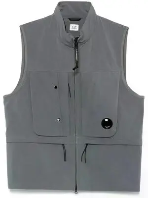 C.P. COMPANY Shell-r Gilet - Grey