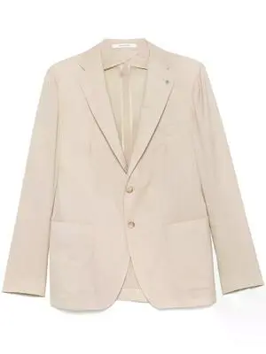 Tagliatore Brooch-detail Blazer - Neutrals