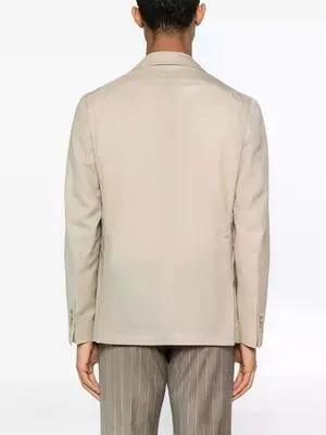 Tagliatore Brooch-detail Blazer - Neutrals