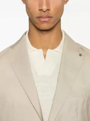 Tagliatore Brooch-detail Blazer - Neutrals
