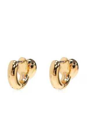 Kate Spade New York Keep Sparkling Heart Huggie Earrings