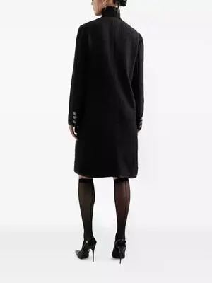 Dolce & Gabbana Tweed Single-breasted Coat