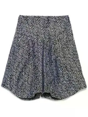 Comme Des Garçons Paisley Jacquard Shorts