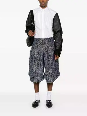 Comme Des Garçons Paisley Jacquard Shorts