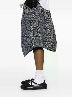 Comme Des Garçons Paisley Jacquard Shorts