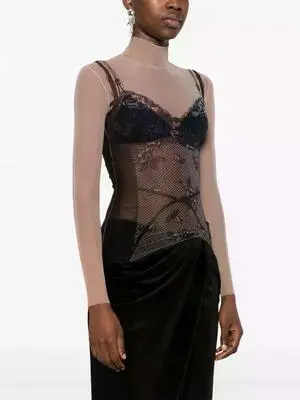 Balenciaga Trompe-l'oeil Top - Neutrals