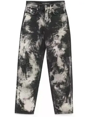 John Richmond Marble-effect Jeans