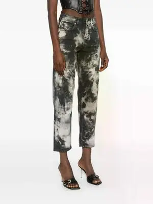 John Richmond Marble-effect Jeans