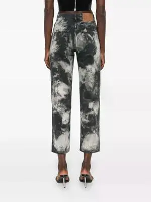John Richmond Marble-effect Jeans