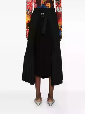 Junya Watanabe Plissé Midi Skirt