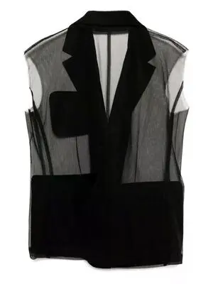 BLACK COMME DES GARÇONS Sleeveless Blazer