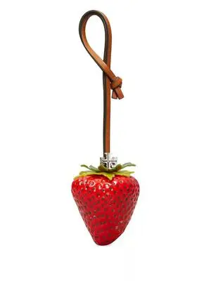 Tory Burch Strawberry Keyring - Red