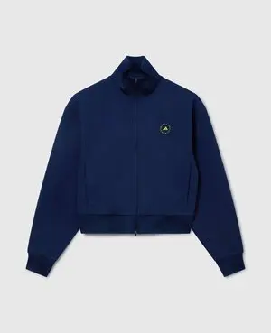 Stella McCartney Stella McCartney Logo Knitted Track Jacket Navy