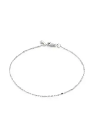Monica Vinader 14k White Gold Shimmer Bracelet - Silver