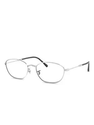 Ray-ban Geometric Frame Eyeglasses - Silver
