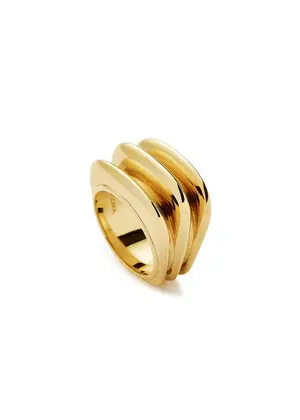 MISSOMA Hera Dome Triple Ridge Ring