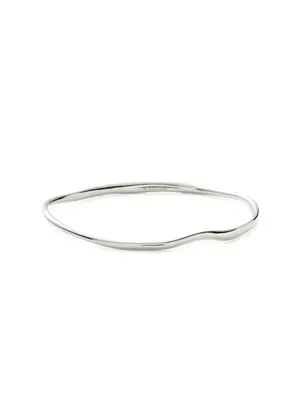 MISSOMA Molten Ripple Bangle - Silver
