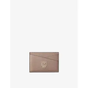 CARTIER Panthère Graphique De Leather Card Holder - Beige