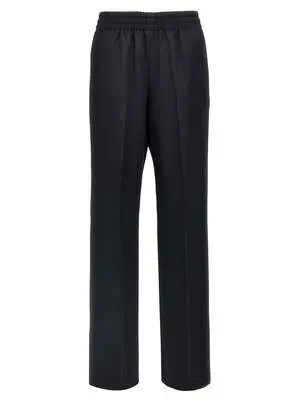 GOLDEN GOOSE Brittany Virgin Wool Blend Trousers - Blue